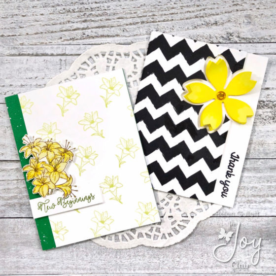 Spring Inspired CAS Cards - Helen G. Designs